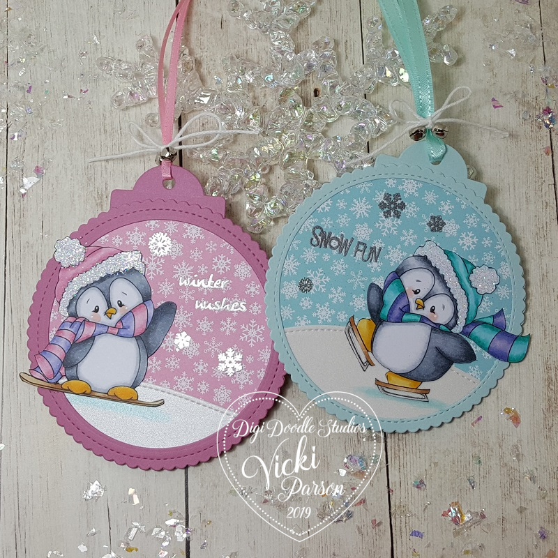 Wintertime Penguin Tags – Stamped Smiles