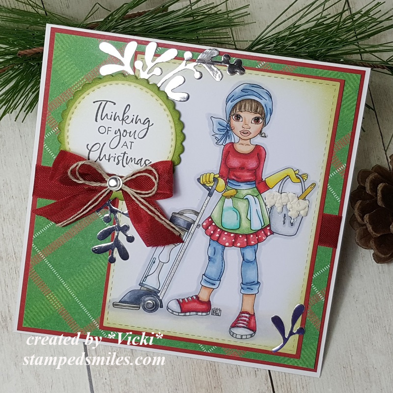 Christmas for a Cleaning Lady – Stamped Smiles