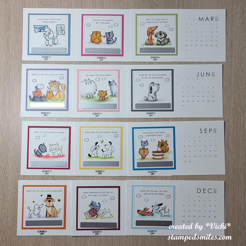 2024 Calendars Completed – Stamped Smiles